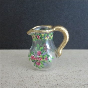 Hand painted jug - Handcrafted Miniatures